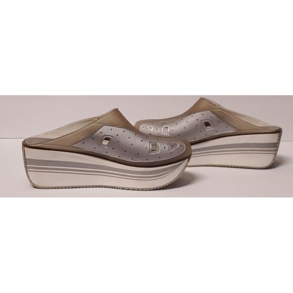 LOWER EAST SIDE | Shoes | Y2k Jelly Wedge Sandal Chunky Platform Wom 8 ...